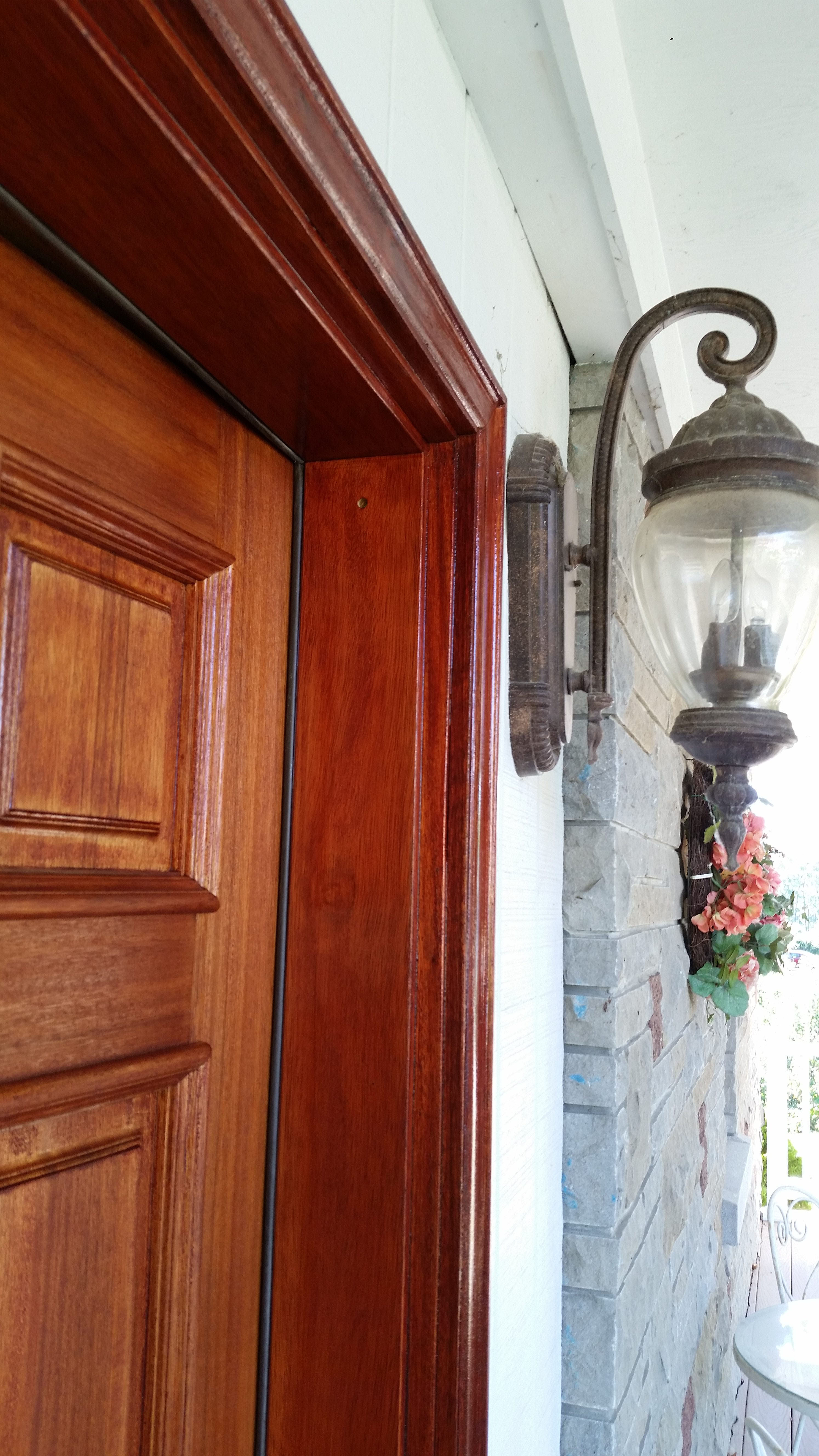 Mahogany Front Doors – Mike Kalman Painting